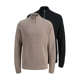 Jack & Jones Jack & Jones Sweater 'JJKAITO' male Grey, Black size S