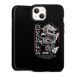 DeinDesign iPhone 13 Handy Panzer Handyhülle robuste Outdoor Hülle Schutzhülle matt Japan Dragon Ocean Tough Case