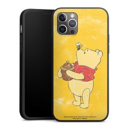 DeinDesign iPhone 12 Pro Handy Premium Silikon H&uuml;lle Handyh&uuml;lle schwarz Case Disney Winnie The Pooh Official Licensed Product Silikon Premium Case