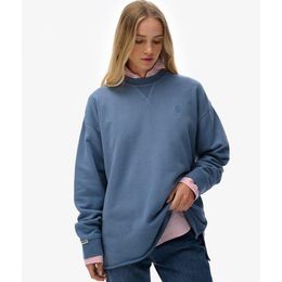 Superdry Damen Studios Sweatshirt mit Rundhalsausschnitt Light Blue - Gr&ouml;&szlig;e: 42 21026235007575AW020
