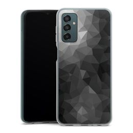 DeinDesign Galaxy M23 5G Handy Silikon Hülle Case transparent Handyhülle Muster Mosaic Tarnmuster Silikon Case