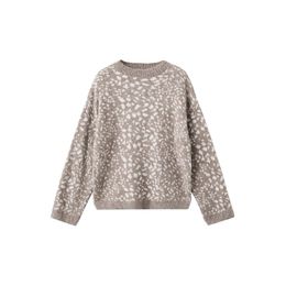 Mango Pullover 'Pitiusa' Damen Gr&ouml;&szlig;e L braun / wei&szlig;