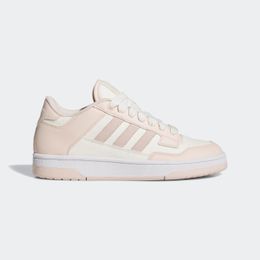 Sneaker adidas Sportswear "RAPID COURT LOW", Gr. 40, rosa (wonder quartz, cloud weiß, cloud weiß), Leder, Synthetik, Schuhe