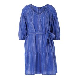 GAP Tall Kleid Damen Gr&ouml;&szlig;e 38 blau / silber Winterkleid