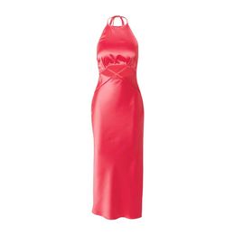 Nasty Gal Kleid Damen Größe 36 dunkelpink Winterkleid