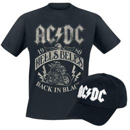 ACDC AC/DC Fan Bundle T-Shirt schwarz in 4XL