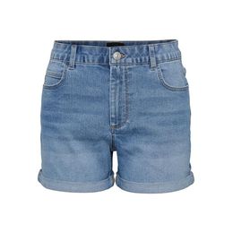 Pieces Shorts 'Peggy' Damen Größe 29 blue denim