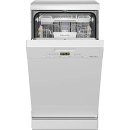 Miele Standgeschirrspüler "G 5540 SC SL Active", Energieeffizienz: E (A-G), silber (weiß), B:44,8cm H:84,5cm T:60cm, Geschirrspüler