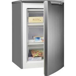 Hanseatic Gefrierschrank "HGS8555A3", Energieeffizienz: C (A-G), silber (edelstahlfarben), B:55cm H:85cm T:58cm, Gefrierschränke