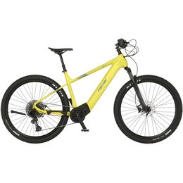 FISCHER BIKE E-Bike FISCHER FAHRRAD "MONTIS 8.0i 711 43" Gr. 49, grün (gelb), Elektrofahrräder, 49cm, 29 Zoll (73,66cm), Pedelec, Elektrofahrrad für Damen u. Herren, MTB, Topseller