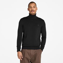 Rollkragenpullover Timberland "WILLIAMS RIVER Turtle Neck Cotton S", Herren, Gr. XL, schwarz, Obermaterial: 100% Baumwolle, Pullover