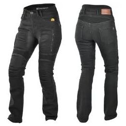 Trilobite Parado Motorrad-Jeans Damen schwarz lang 28/34