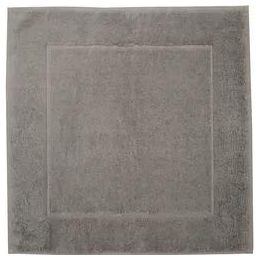 Badematte Framsohn FROTTIER "Uni Basic Hotelmatte" Gr. 3, grau (taupe), H:11mm, Baumwolle, Badematten, große Farbpalette, Hergestellt in Österreich, Badezimmerteppich