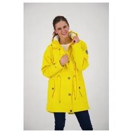 Regenmantel ANKERGLUT "Friesennerz ankergluttraum WMN", Damen, Gr. 44L, gelb, Obermaterial: 100% Polyurethan; Futter: 100% Polyester, mit Druckknopf, Mäntel, auch in Großen Größen erhältlich