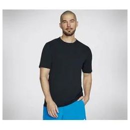 T-Shirt Skechers, Herren, Gr. XL, schwarz (bold schwarz), Obermaterial: 100% Polyester, Shirts