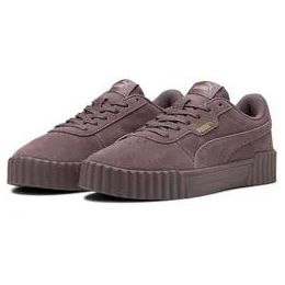 Sneaker Puma "CARINA 3.0 SD", Gr. 38, raisin, Puma gold, unifarben, Schuhe