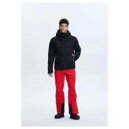 Skijacke Icepeak "Icepeak Softshell jacke Fremont", Herren, Gr. 56, schwarz, 97% Polyester, 3% Elasthan, Jacken