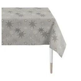 Tischdecke Apelt "3755", grau, B:170cm L:140cm, Polyacryl, Polyester, Tischdecken