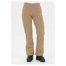 ENDURANCE ATHLECIA Softshellhose ATHLECIA "Vikki", Damen, Gr. 36, EURO-Größen, grün (khaki), 82% Polyamid, 18% Elasthan, unifarben, lang, Hosen, mit DWR-Treatment
