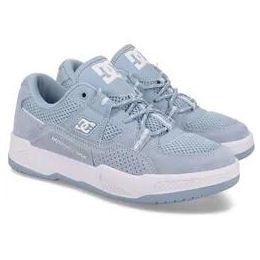 Sneaker DC Shoes "Construct", Gr. 8(39), blau, weiß, 54.6% Leder, 20.9% Synthetikmaterial, 25.5% Polyester, Schuhe