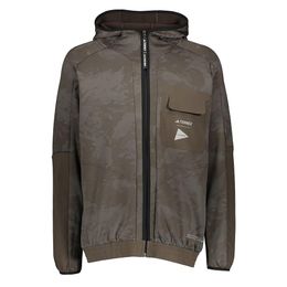 Adidas Funktionsjacke in Khaki - 69% | Größe L | Herren-outdoorjacken
