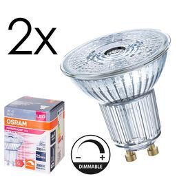 hofstein LED GU10 2er Set 3,4 Watt 3000 Kelvin 230 Lumen