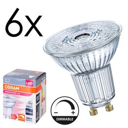hofstein LED GU10 6er Set 3,4 Watt 3000 Kelvin 230 Lumen