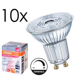 hofstein GU10 10er Set 3,4 Watt 3000 Kelvin 230 Lumen