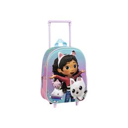 Dollhouse Kinder Trolley Rucksack &ndash; 3D Schulrucksack, Reisetasche