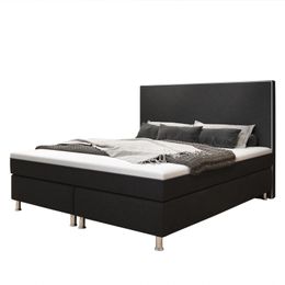 Inter Trading Boxspringbett King De Luxe, schwarz