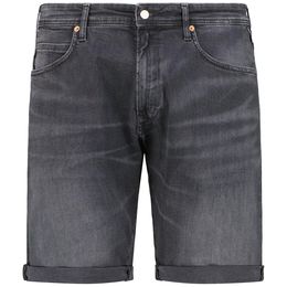 Große Größen Replay Jeans-Shorts mit Stretch Farbe schwarz Größe: W44
