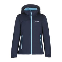 Icepeak Softshelljacke "Kleve" in Dunkelblau/ Hellblau - 56% | Gr&ouml;&szlig;e 116 | Kinder-outdoor-jacken