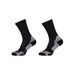 CMP Woll-Trekkingsocken in Schwarz - 22% | Größe 39/42 | Damen-outdoor-ausruestung