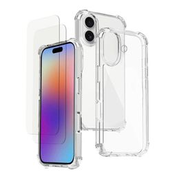 Hülle iPhone 17 und 2 schutzfolien - TPU - Transparent