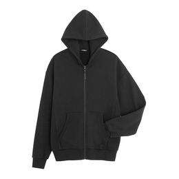 Nowear Zip-Up Hoodie male Black size S