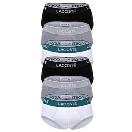 Lacoste Slip Herren Größe L grau / tanne / schwarz / weiß