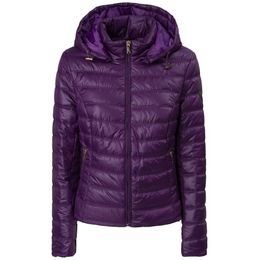 Influencer Jacke Damen Größe M dunkellila Winterjacke