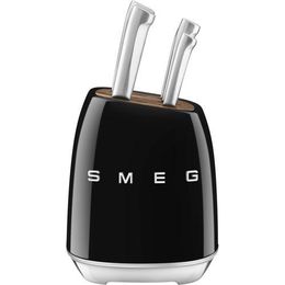 Smeg KBSF02BL Messerblock-Set Schwarz