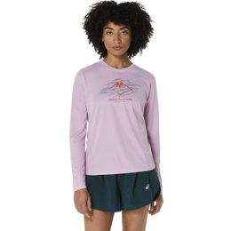 asics Fujitrail Logo W - Laufshirt Langarm - Damen