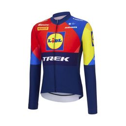 Santini Lidl Trek Fan Line - Langarm Fahrradtrikot - Unisex