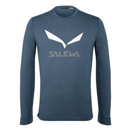 Salewa Solidlogo Dry M L/S Tee - Langarmshirt - Herren