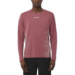Salomon Sense Aero Ls GFX M - Langarmshirt - Herren