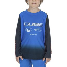 Cube Vertex Rookie X Actionteam L/S - Langarm-Radtrikot - Kinder