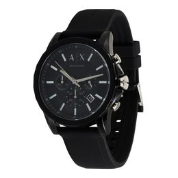 Armani Exchange Analoguhr Herren Gr&ouml;&szlig;e One Size grau / schwarz / silber