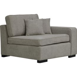 Sofaelement Home Affaire "Skara", beige (dunkelbeige), B:110cm H:86cm T:100cm, Polsterelemente, Modul zum eigenen Zusammenstellen, in vielen Bezugsqualit&auml;ten