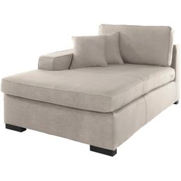 Sofaelement Home Affaire "Skara", beige (natur), B:110cm H:86cm T:160cm, Polsterelemente, Modul zum eigenen Zusammenstellen, in vielen Bezugsqualit&auml;ten