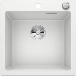 Granitspüle Blanco "PLEON 5", weiß, B:51,5cm, Verbundwerkstoff, Küchenspülen, aus SILGRANIT