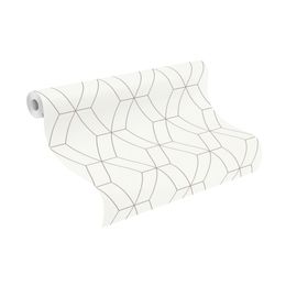 Papiertapete rasch "Papiertapete mit geometrischen Linien 278613", natur, B:53m L:10,05m, Papier, Tapeten, Grafisch