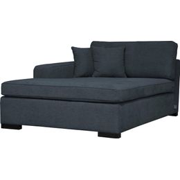Sofaelement Home Affaire "Skara", blau (graublau), B:110cm H:86cm T:160cm, Polsterelemente, Modul zum eigenen Zusammenstellen, in vielen Bezugsqualit&auml;ten