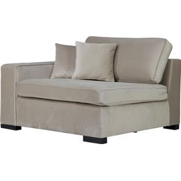 Sofaelement Home Affaire "Skara", beige (dunkelbeige), B:110cm H:86cm T:100cm, Polsterelemente, Modul zum eigenen Zusammenstellen, in vielen Bezugsqualit&auml;ten
